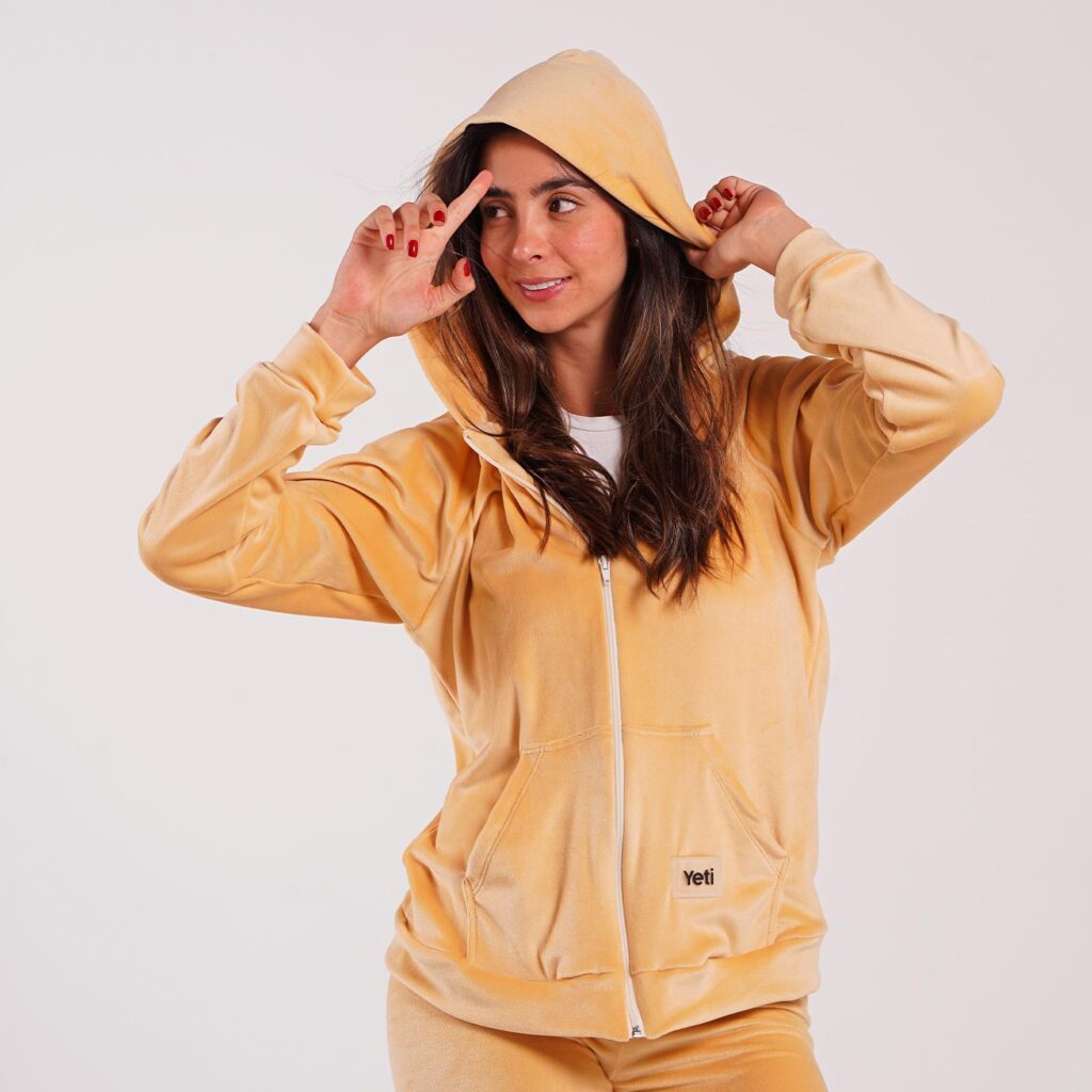 Saco con cierre - Saco con cierre Vital mostaza pastel - Yeti Colombia