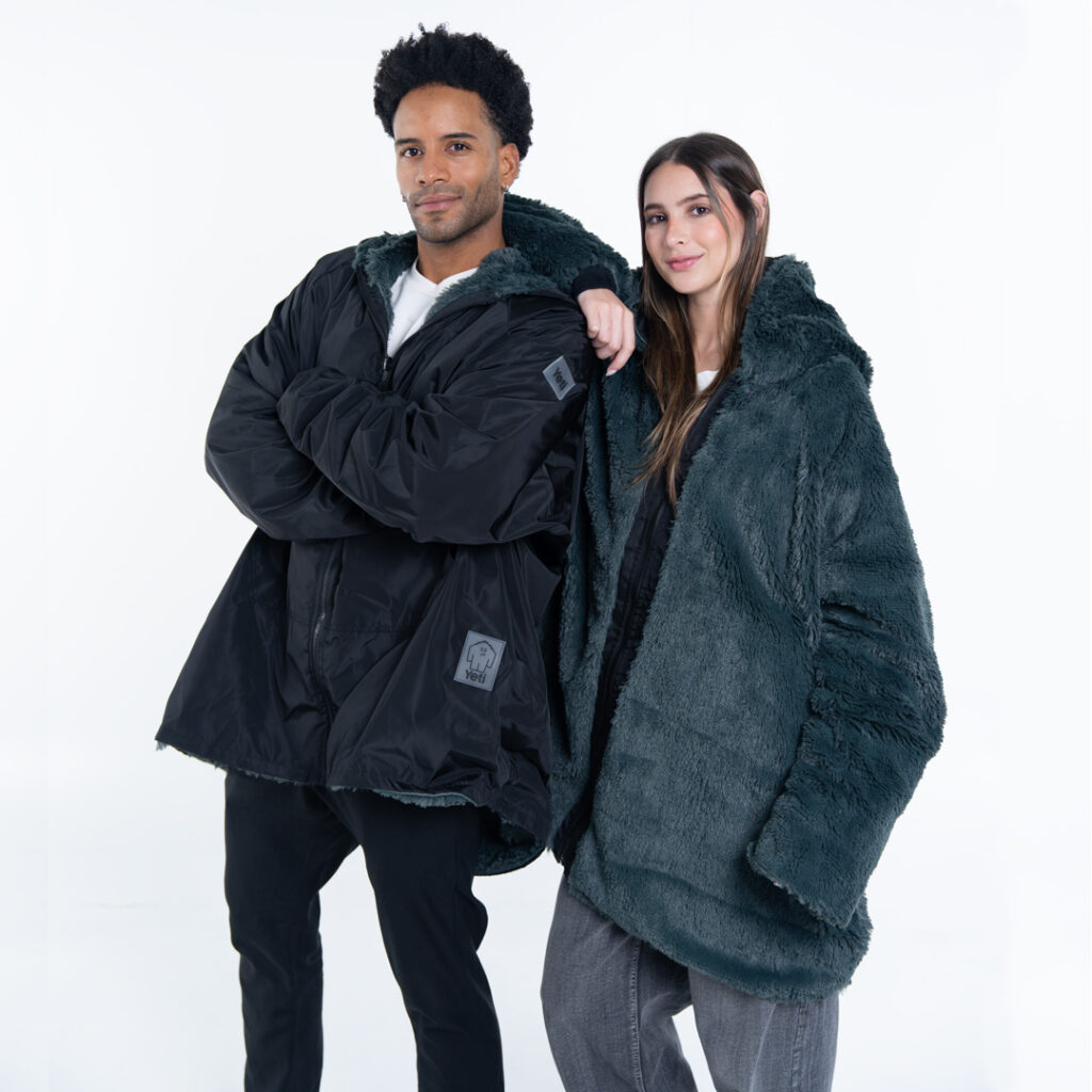 Saco oversize Saco gigante Yeti Outdoor negro con gris olivo - Yeti ...